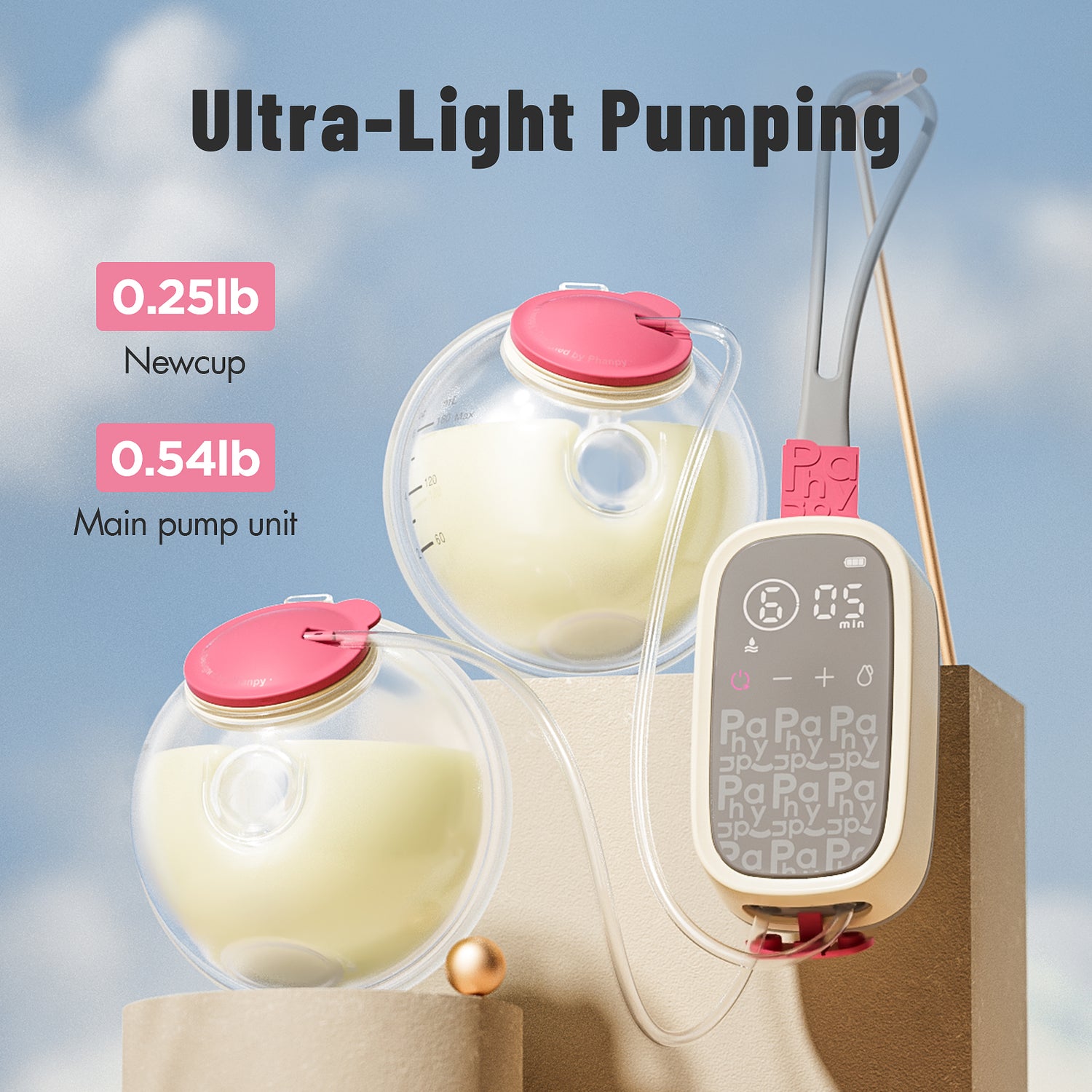 E-Rosy Ultra-Light Breast Pump – Phanpy Official Online Store